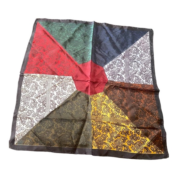 Unbranded | Accessories | Vintage Colorful Handkerchief Hanky Mcm Retro ...